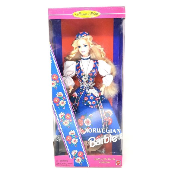 Mattel | Toys | Vintage Nib 995 Norwegian Barbie 1445 Dolls Of The ...